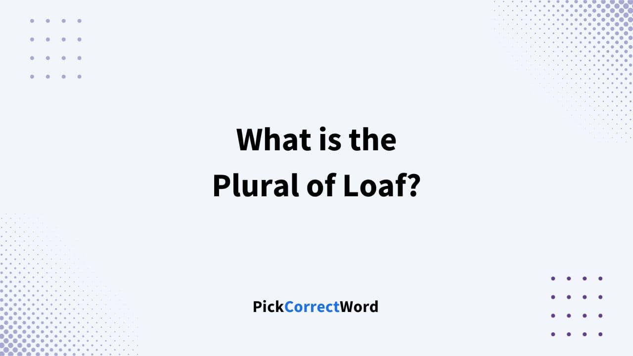 Plurals